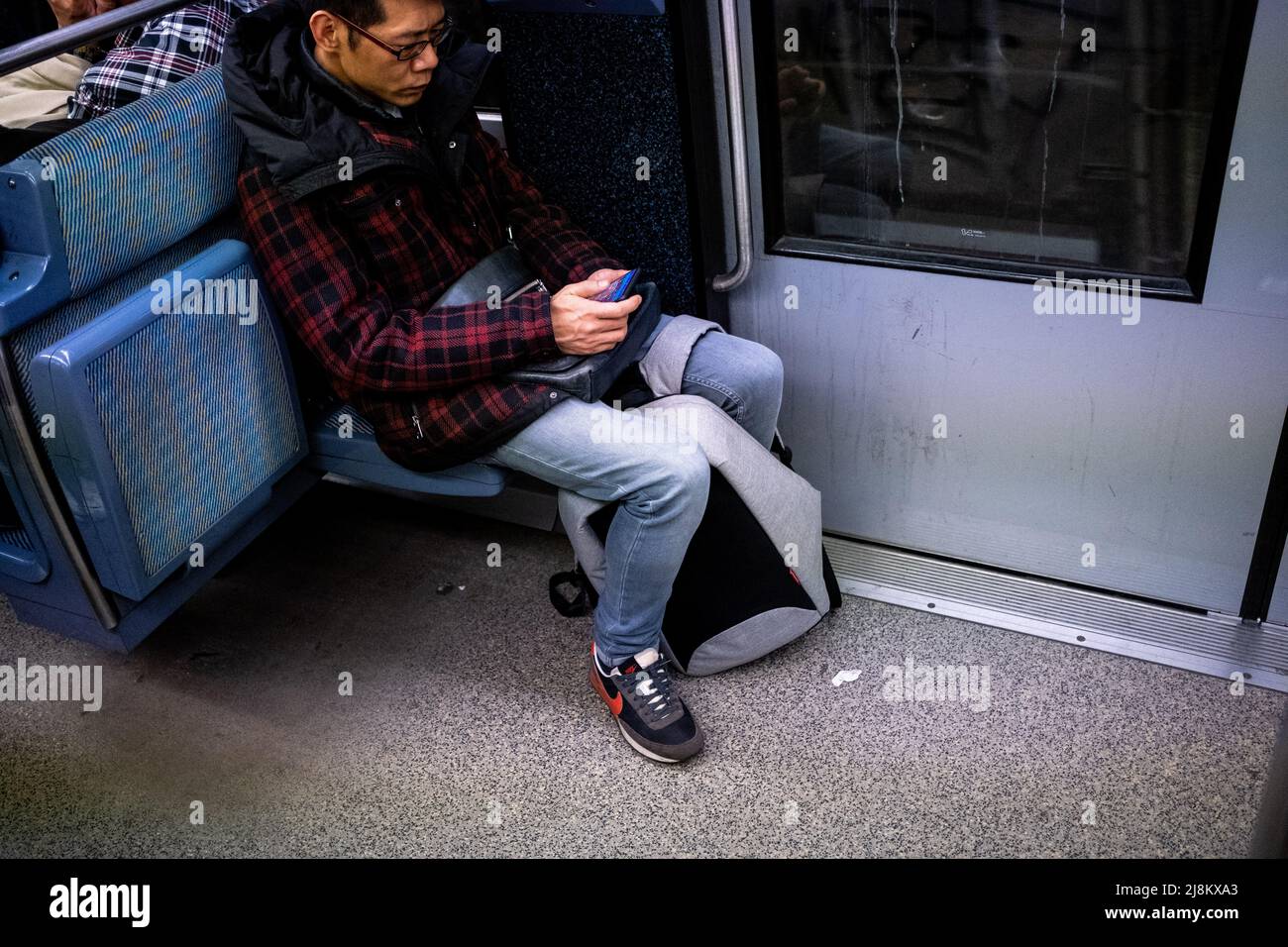 France, Paris. Illustration of daily life. Photograph by Martin ...