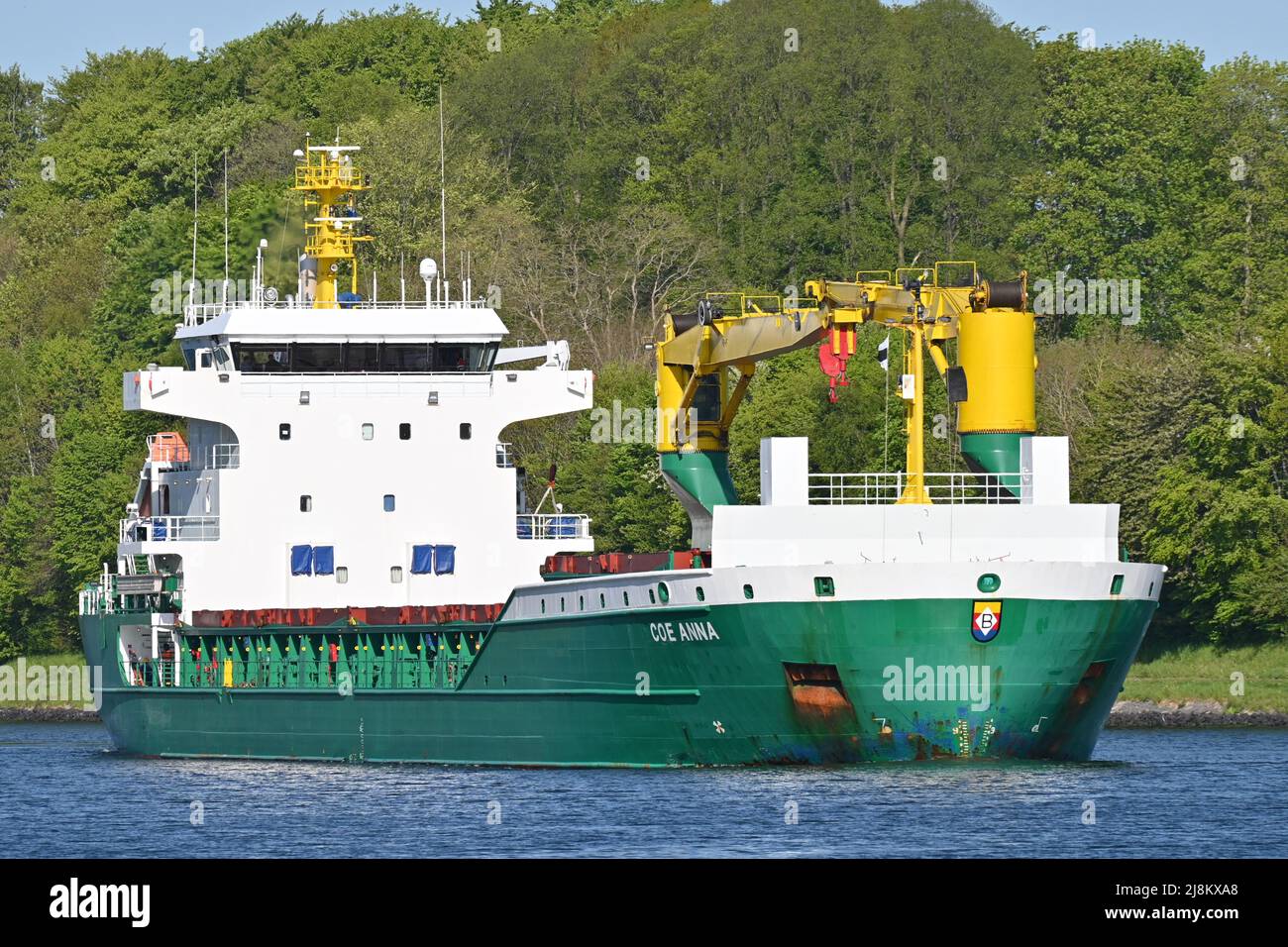 General Cargo Ship COE ANNA Stock Photo - Alamy