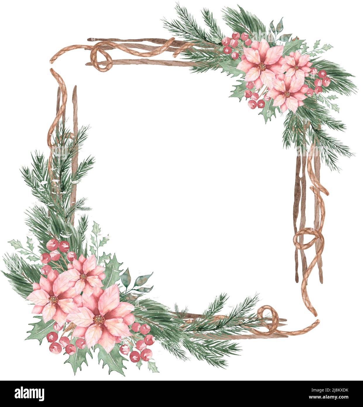 Poinsettia clipart Cut Out Stock Images & Pictures - Alamy