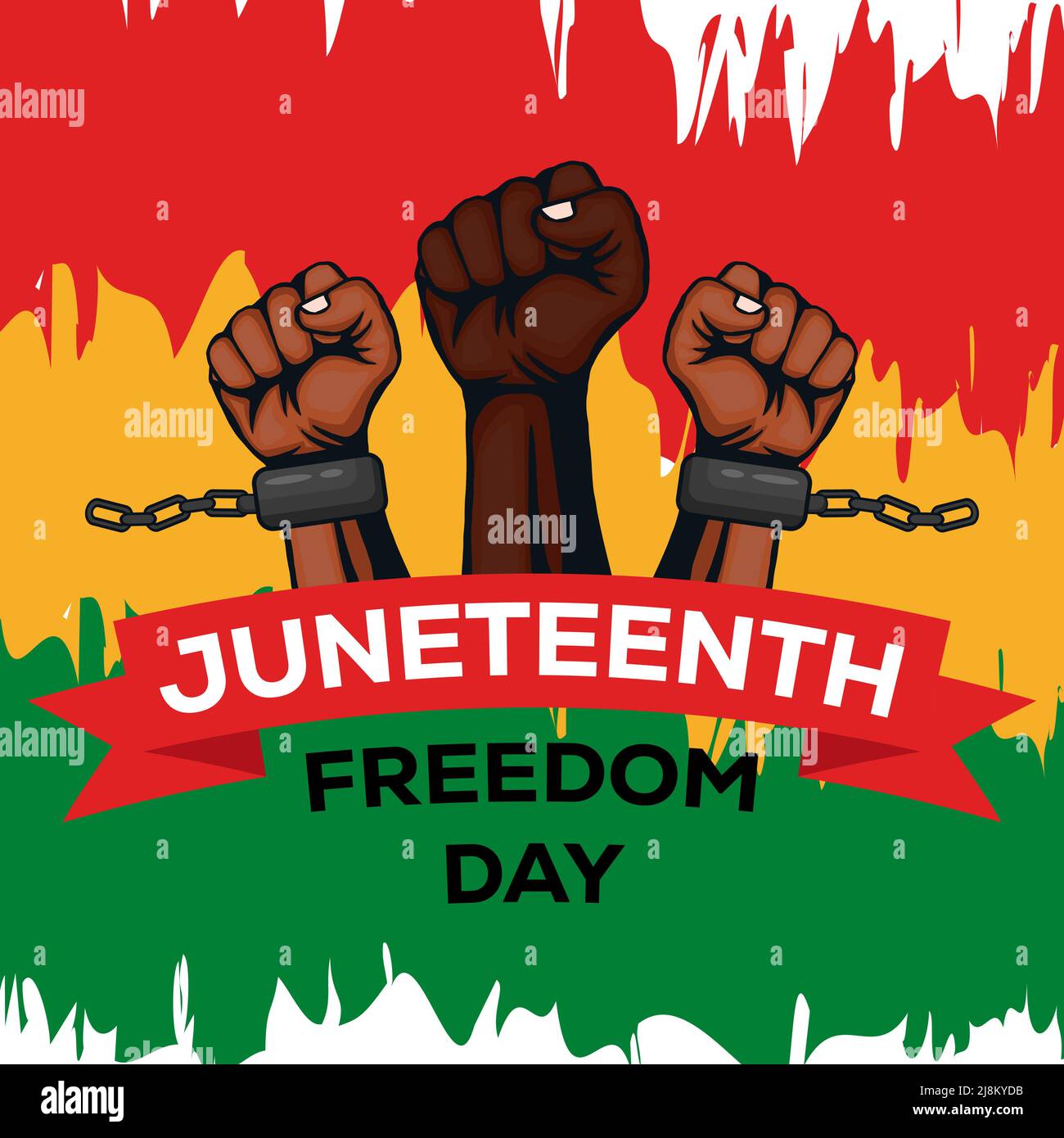 juneteenth illustration with hands Stock Vector Image & Art - Alamy