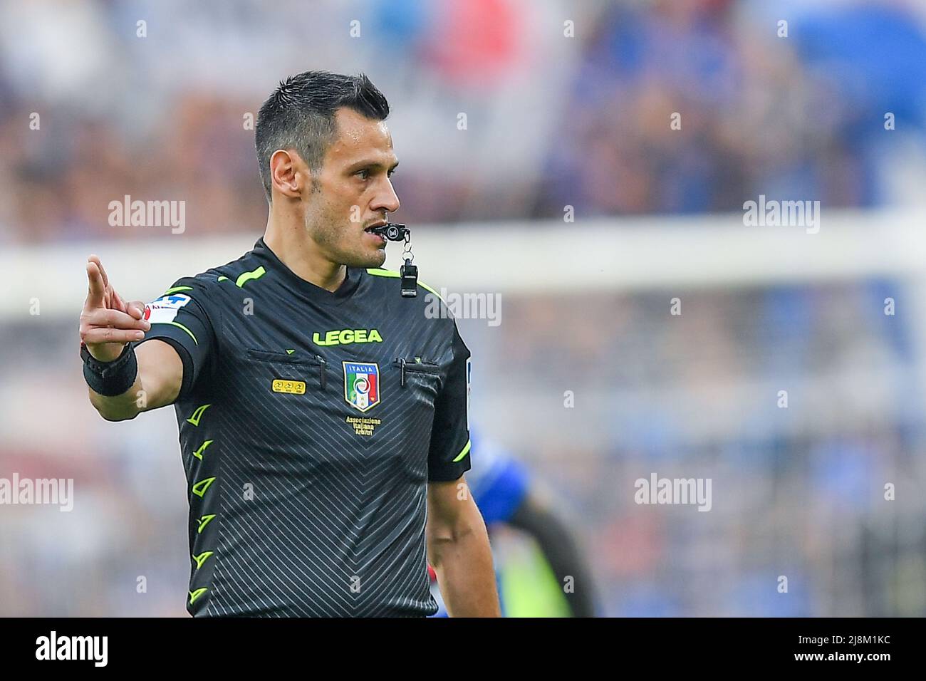 Luigi Ferraris stadium, Genova, Italy, May 16, 2022, The Referee of the ...