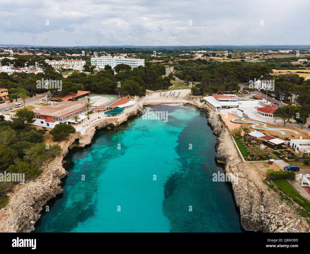 Beautiful spain blue sky aerial hi-res stock photography and images - Alamy