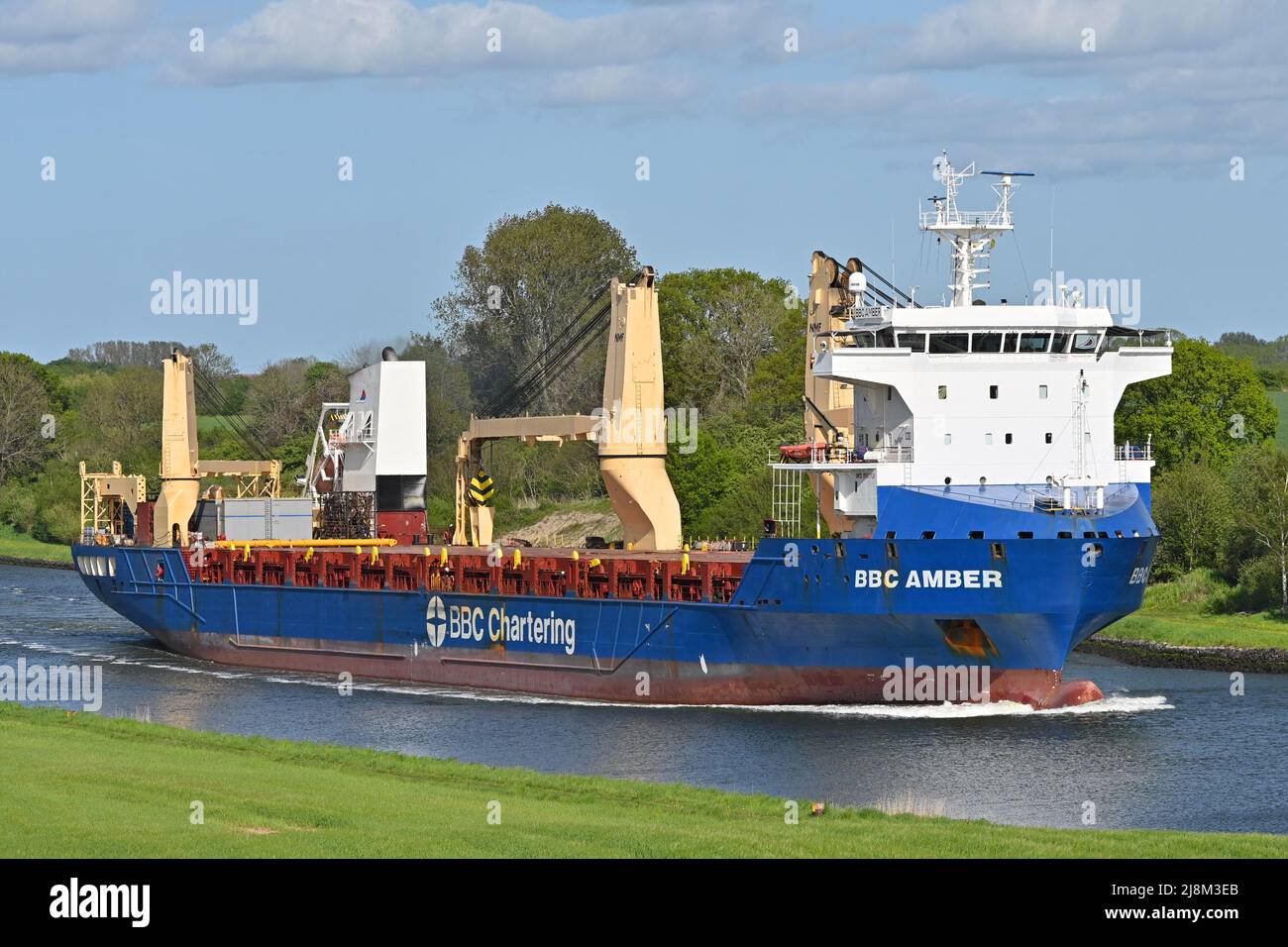 General Cargo Ship BBC Amber Stock Photo - Alamy