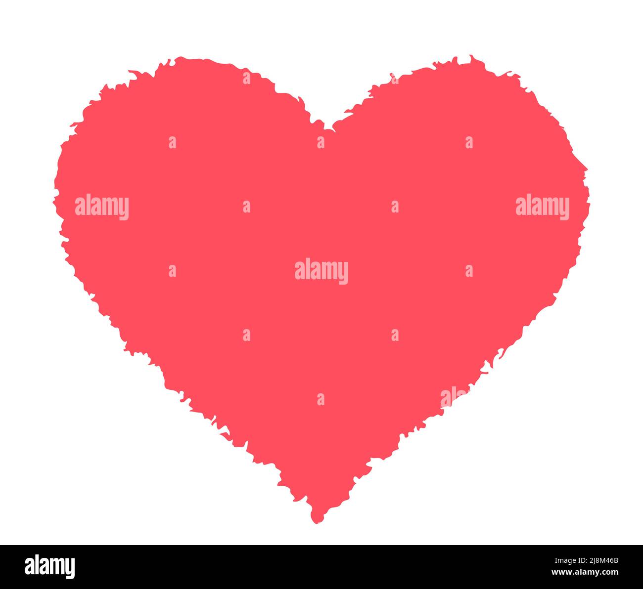 Grunge heart on white background.. Vector illustration Stock Vector ...