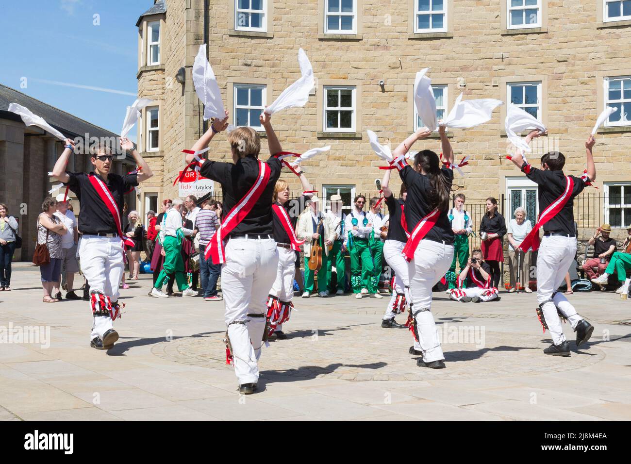 Fool's Gambit Morris team at Bakewell Stock Photo - Alamy