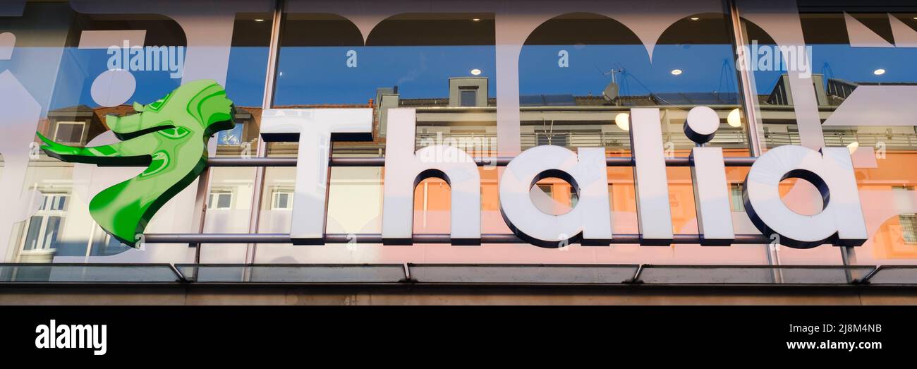 Sign and Logo of Thalia Stock Photo - Alamy