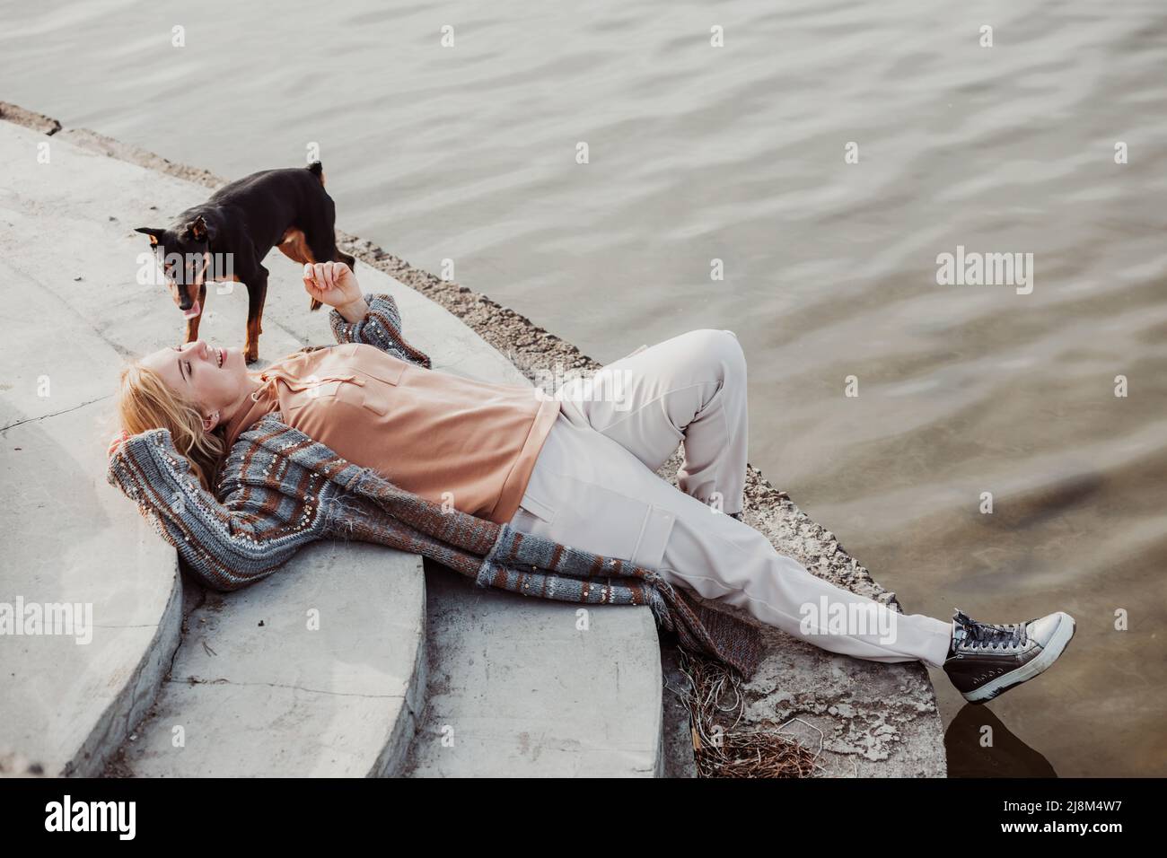Happy river steps hi-res stock photography and images - Alamy