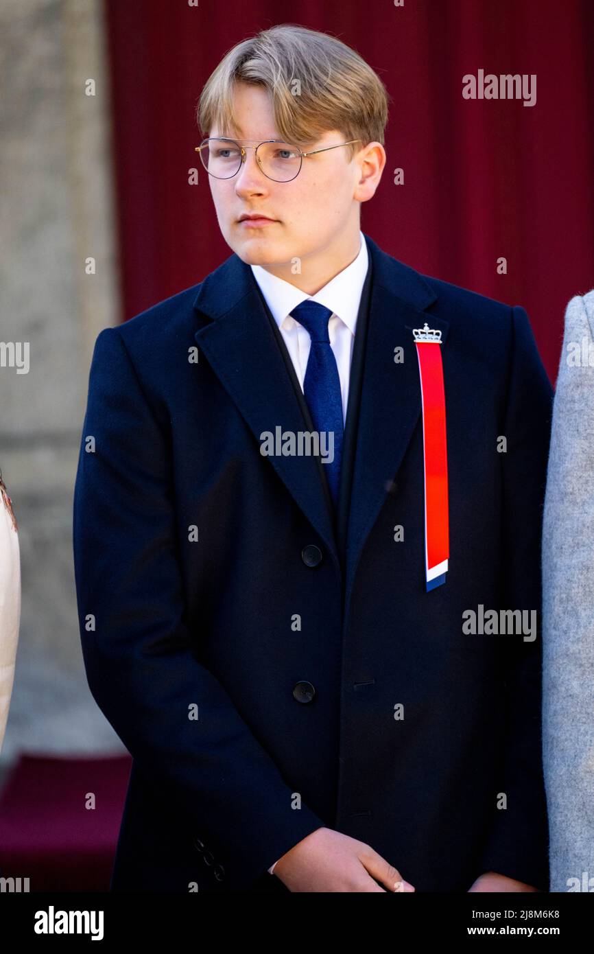 Prince Sverre Magnus during the celebrations of the National Day at the ...