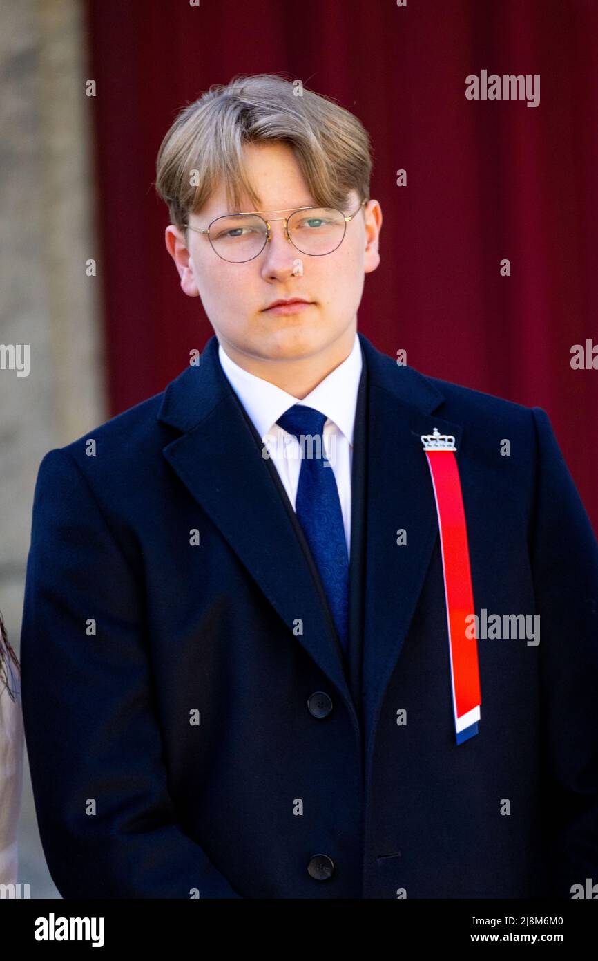 Prince Sverre Magnus during the celebrations of the National Day at the ...