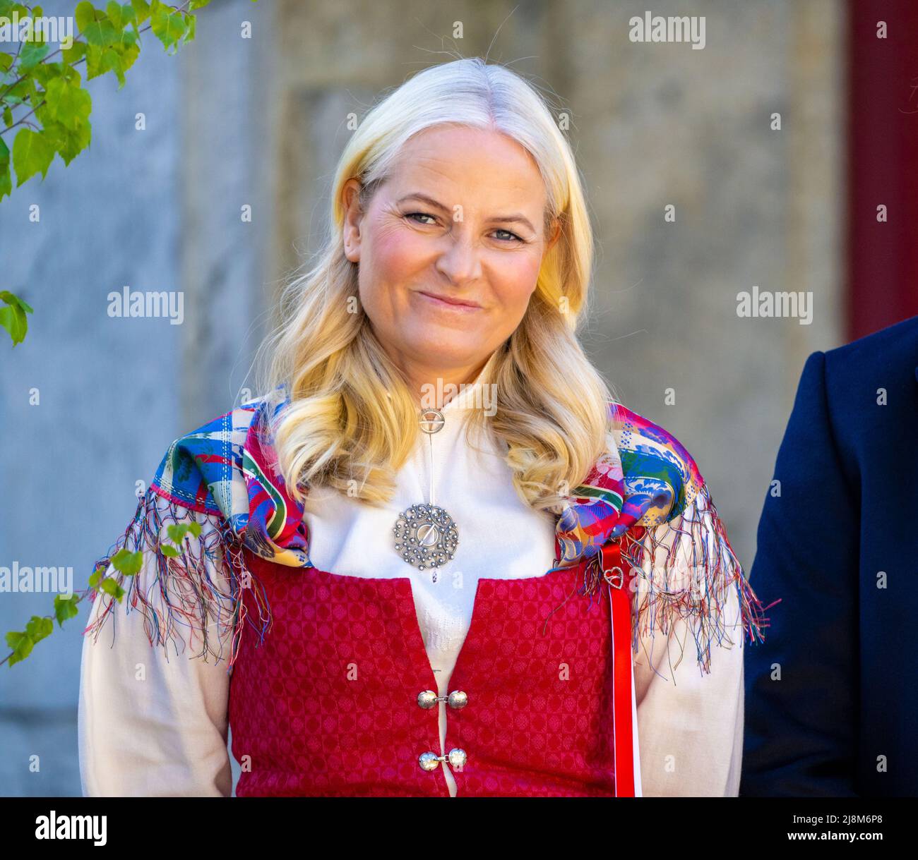 Crown Princess Mette-Marit during the celebrations of the National Day ...