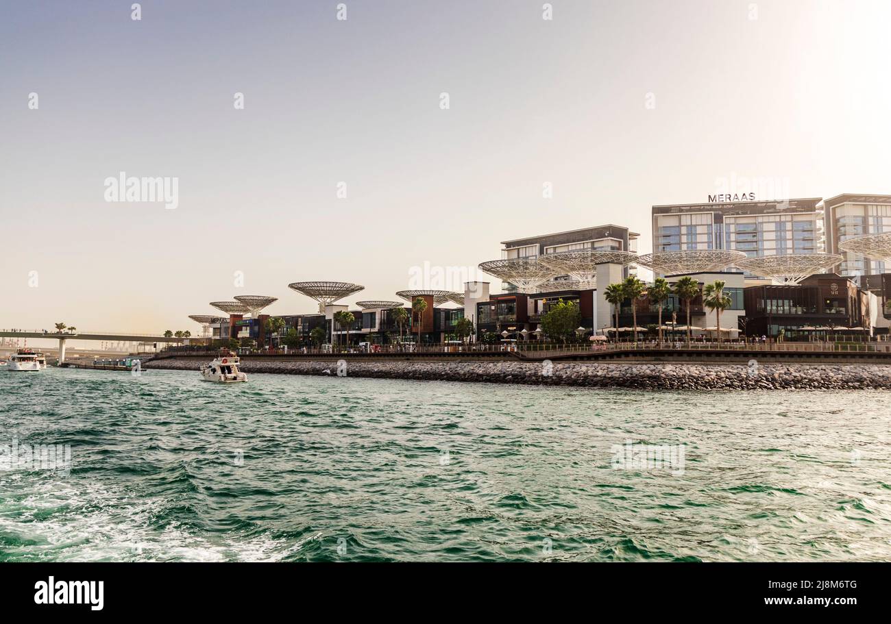 Dubai, UAE - 05.06.2022 - Man made island Blue waters by MERAAS ...