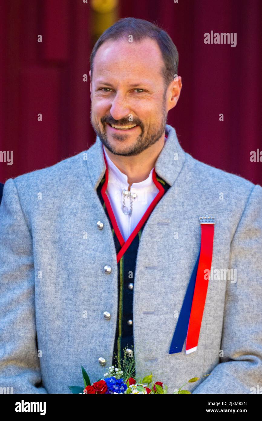Crown Prince Haakon during the celebrations of the National Day at the ...