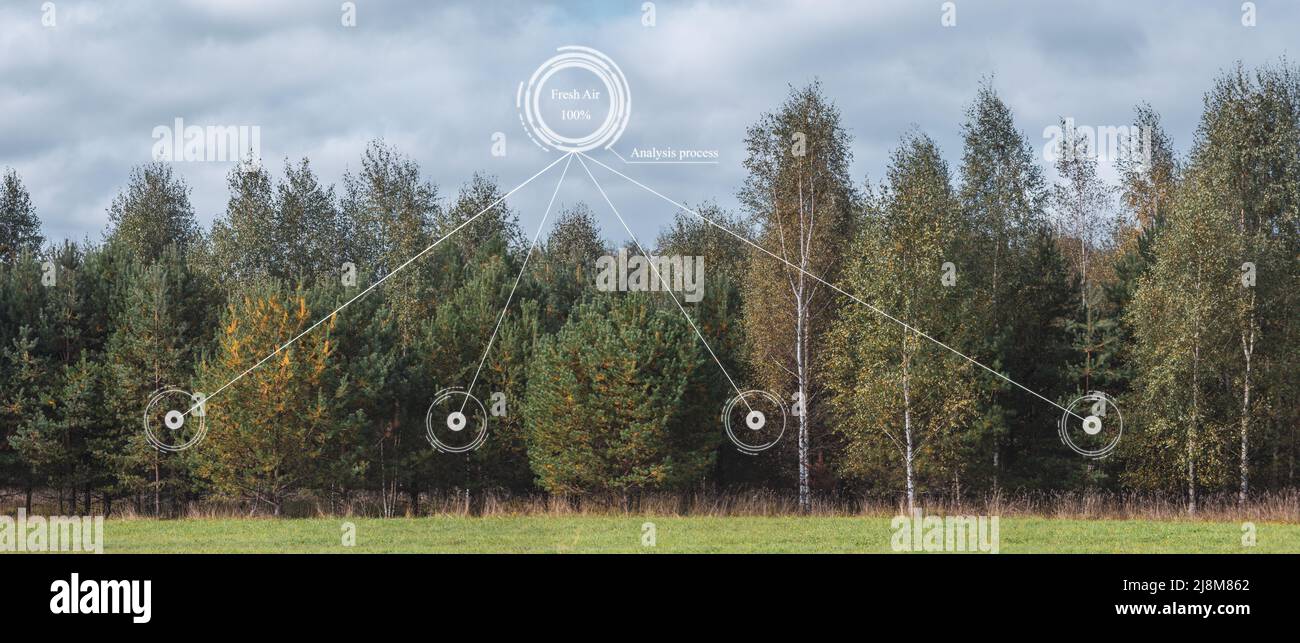 Future innovation for smart ecology system. Automatic measurement ...