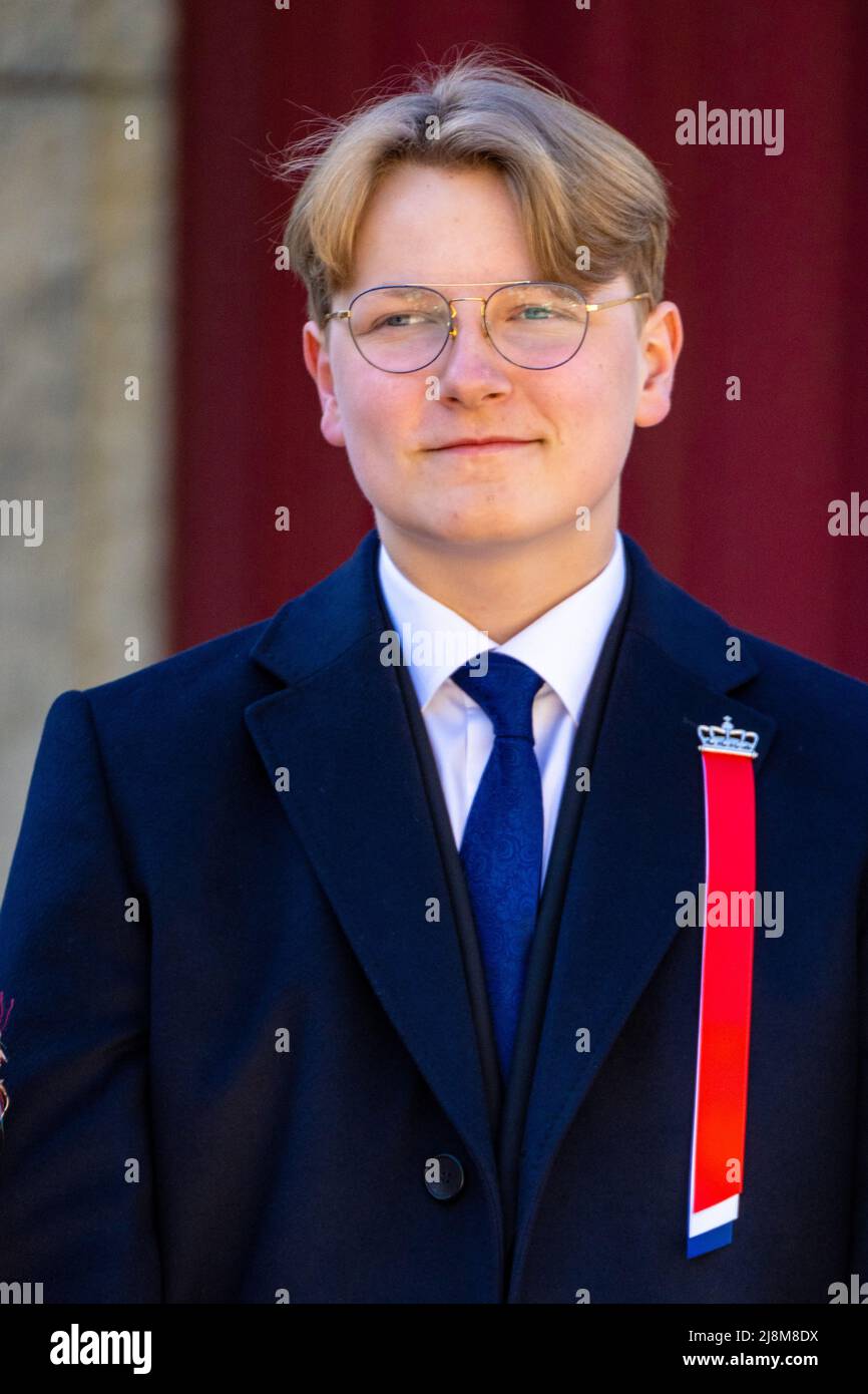 Prince Sverre Magnus during the celebrations of the National Day at the ...