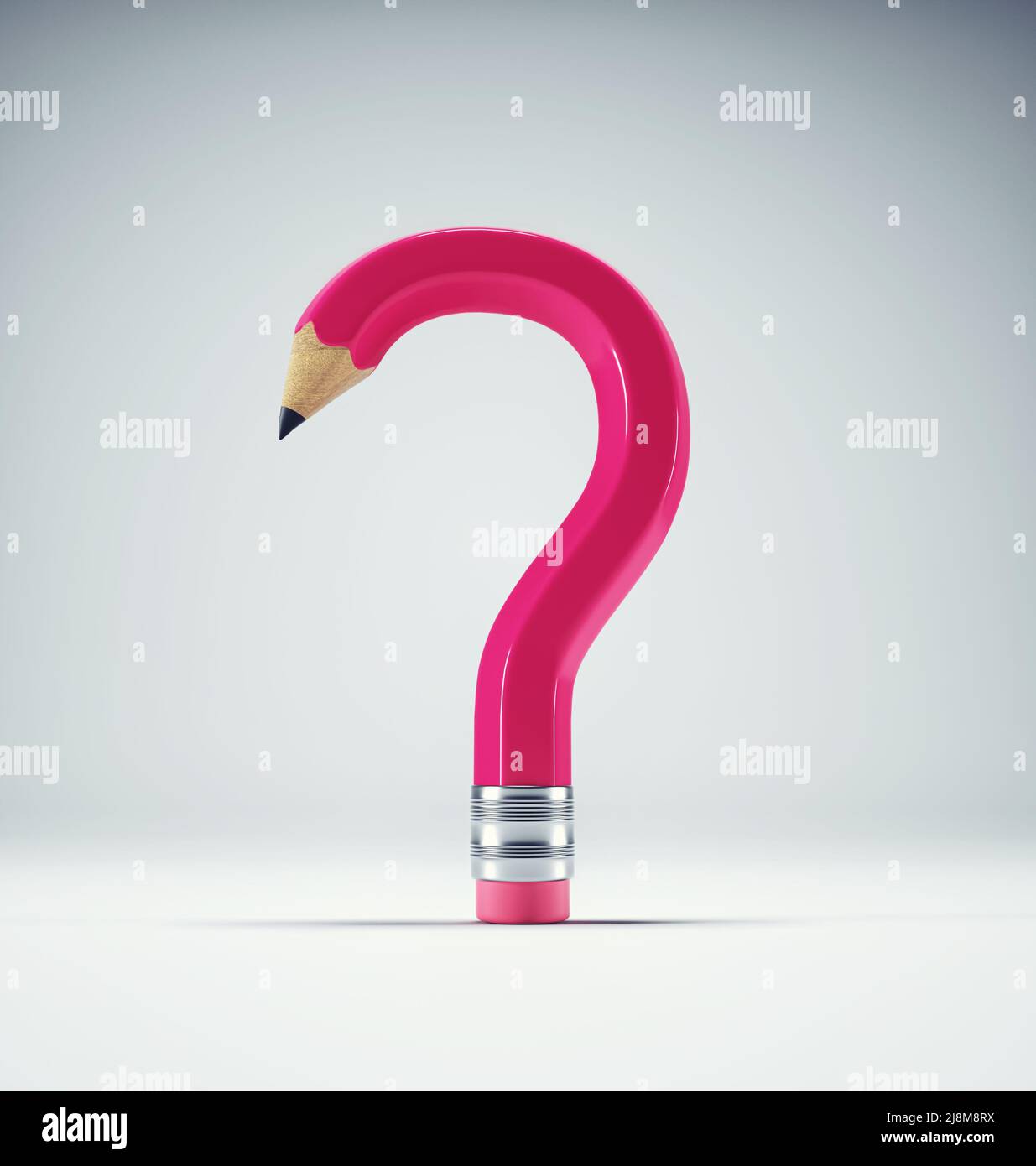 Pencil drawing a question mark hi-res stock photography and images - Alamy