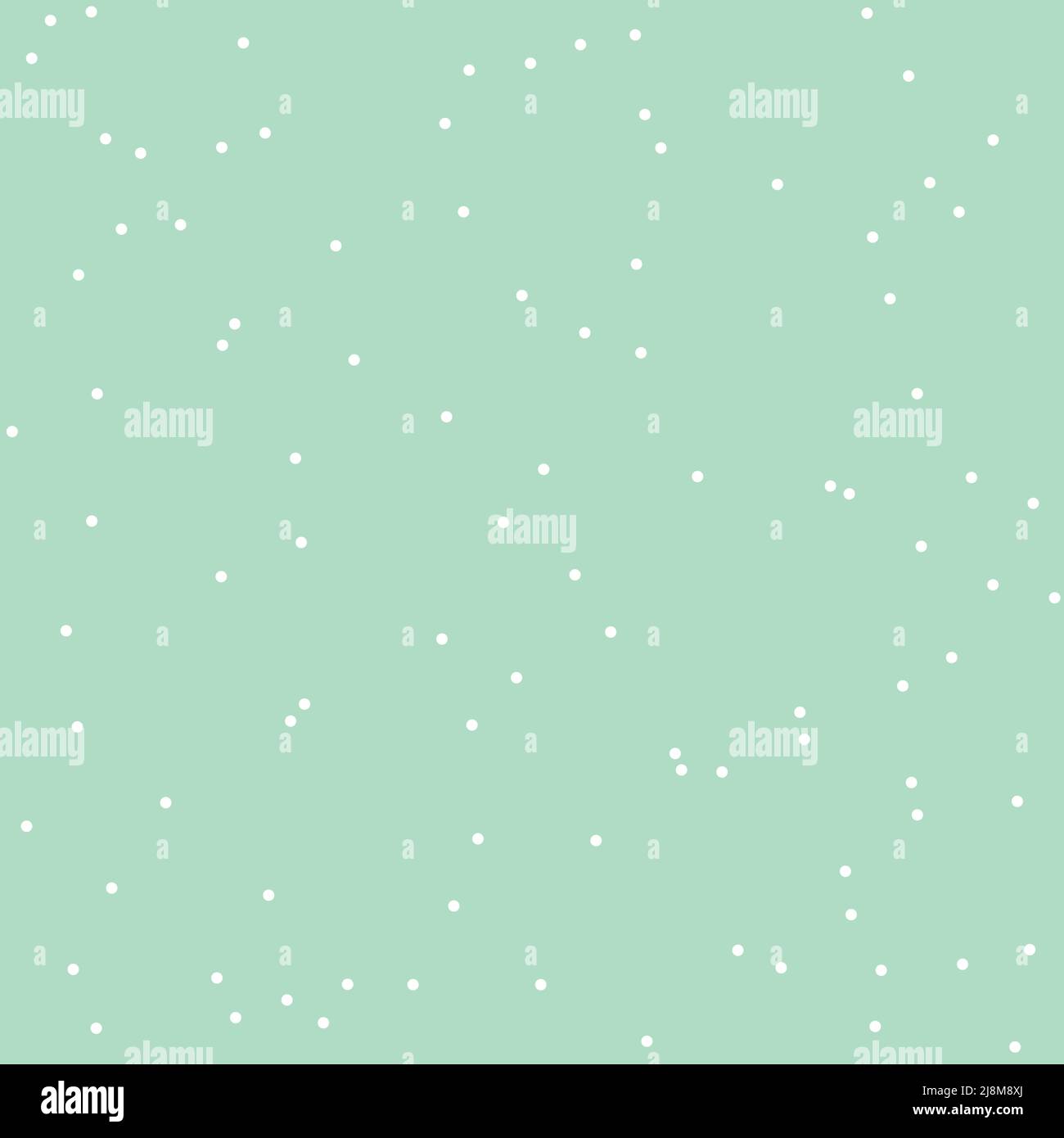 Mint Polka Dot Background