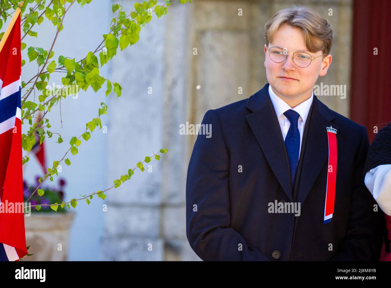 Prince Sverre Magnus during the celebrations of the National Day at the ...