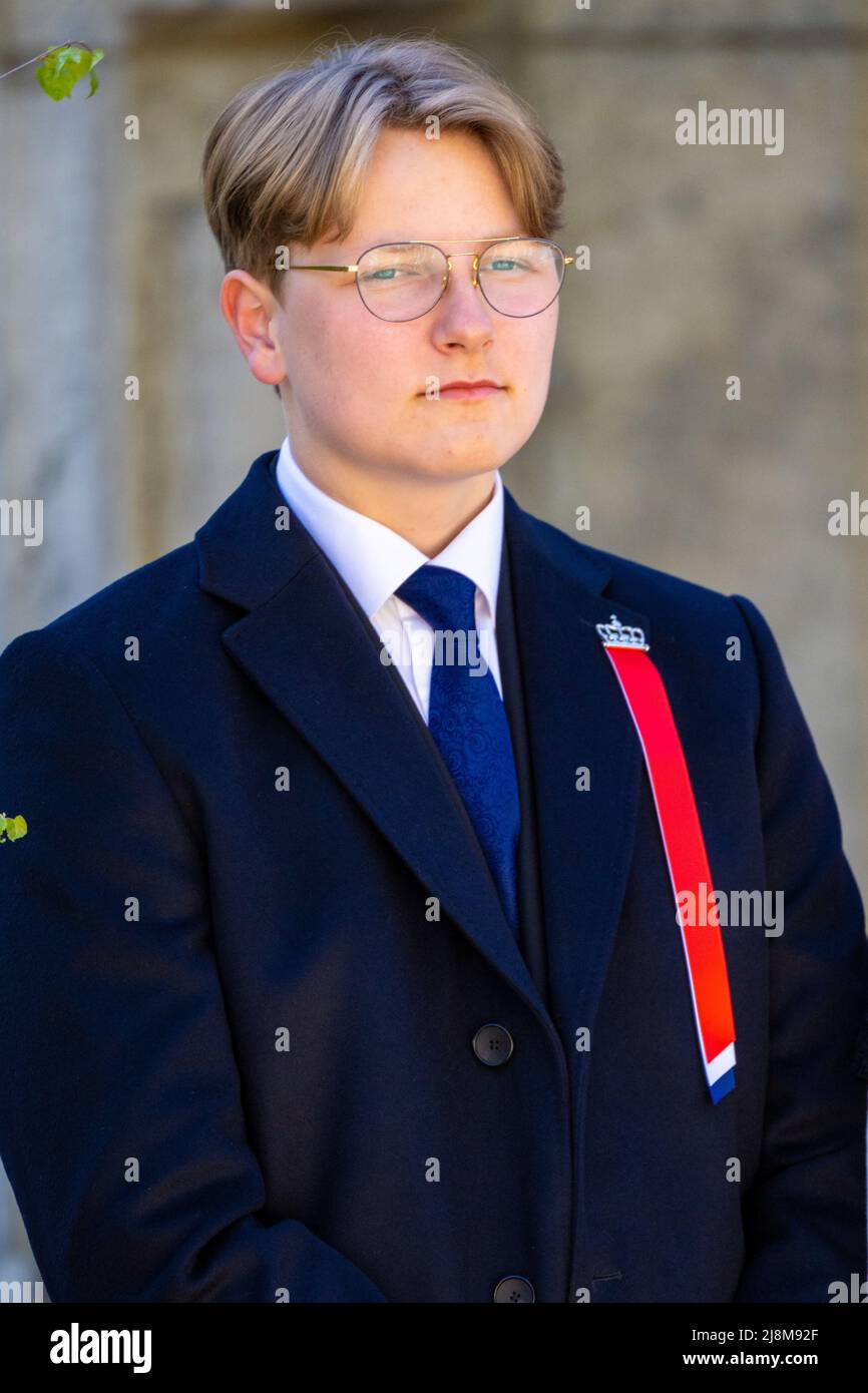 Prince Sverre Magnus during the celebrations of the National Day at the ...