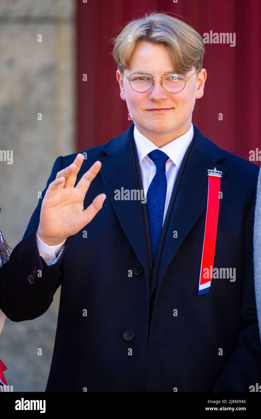 Prince Sverre Magnus during the celebrations of the National Day at the ...