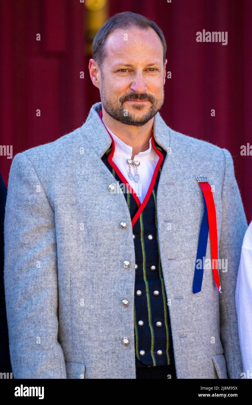 Crown Prince Haakon during the celebrations of the National Day at the ...