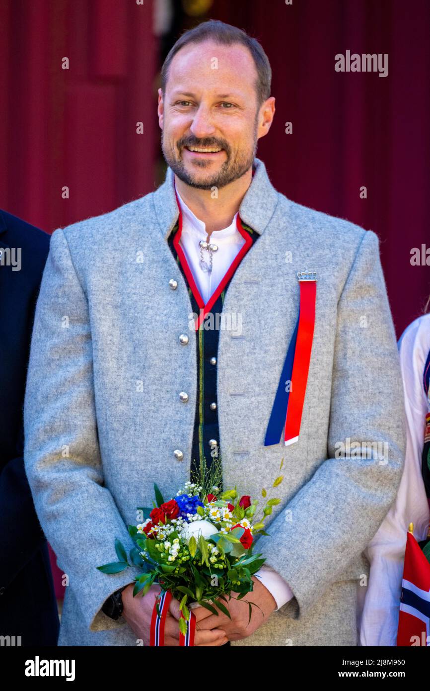 Crown Prince Haakon during the celebrations of the National Day at the ...
