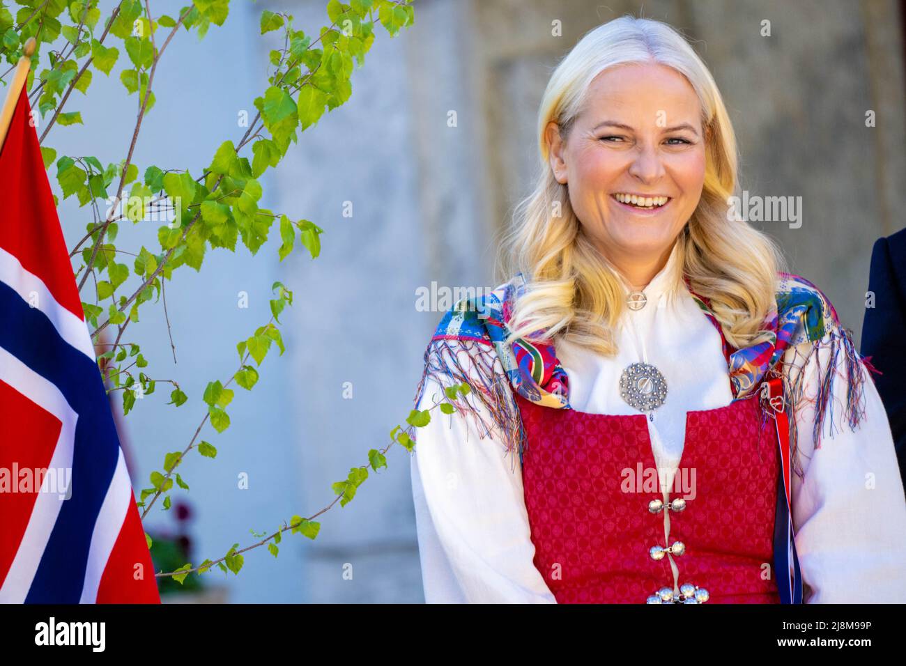 Crown Princess Mette-Marit during the celebrations of the National Day ...