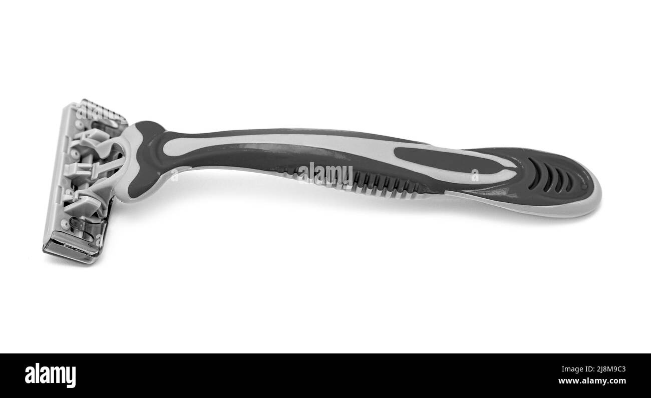Shaving razor instrument isolated on a white background Stock Photo - Alamy