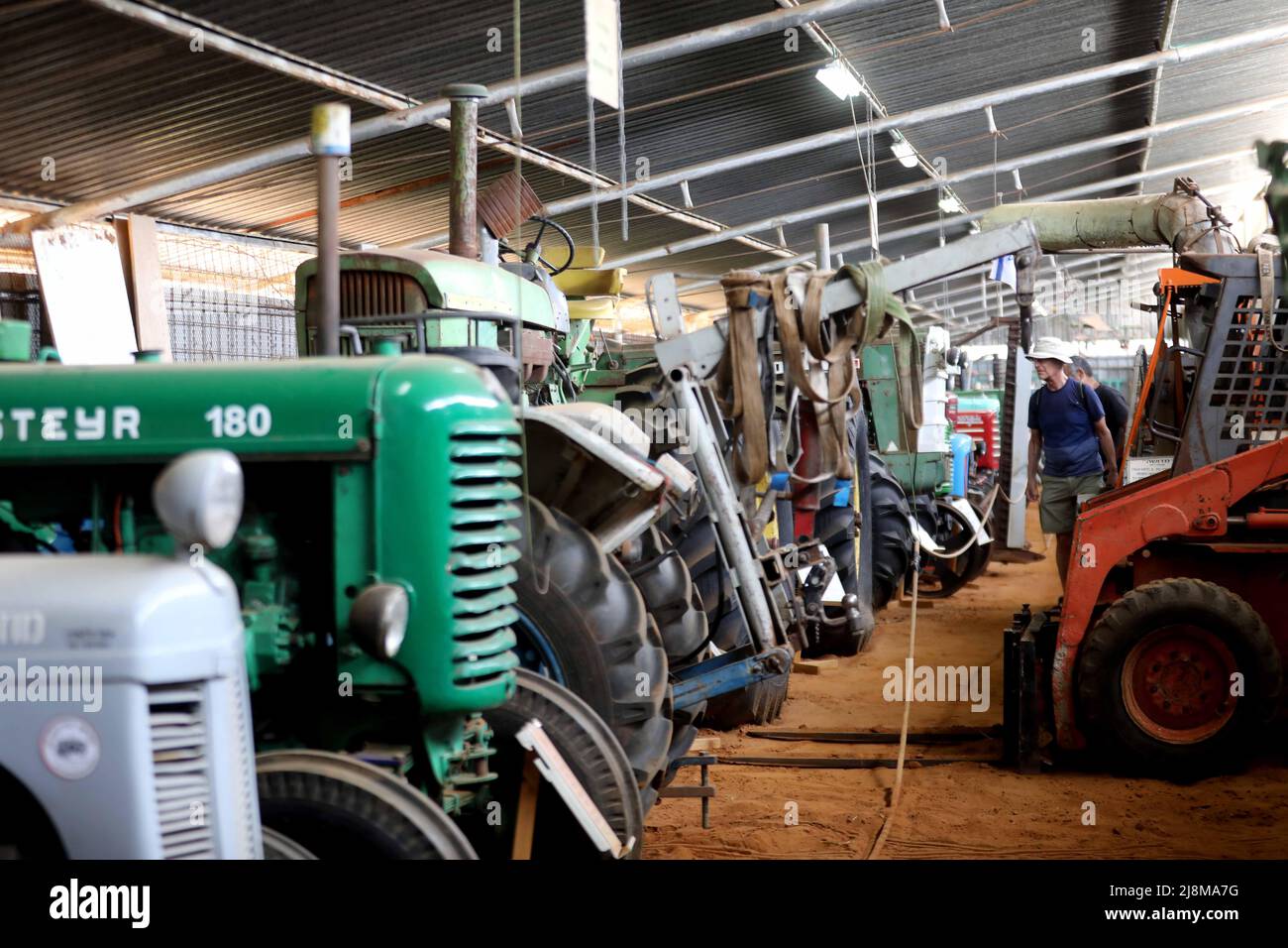 Netanya, Israel. 16th May, 2022. People visit Tractors Museum ahead of ...