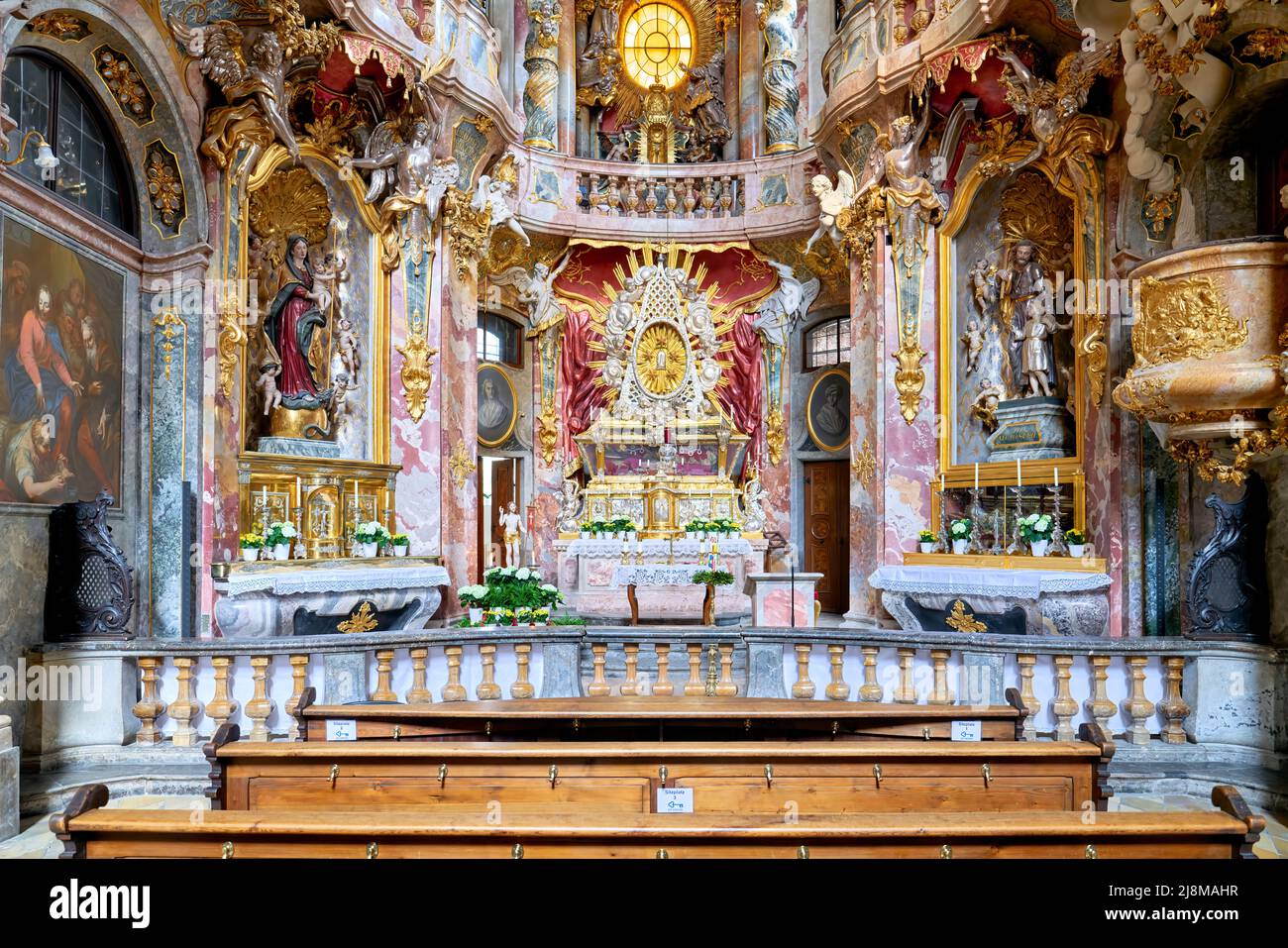 Ceiling asam church st hi-res stock photography and images - Alamy