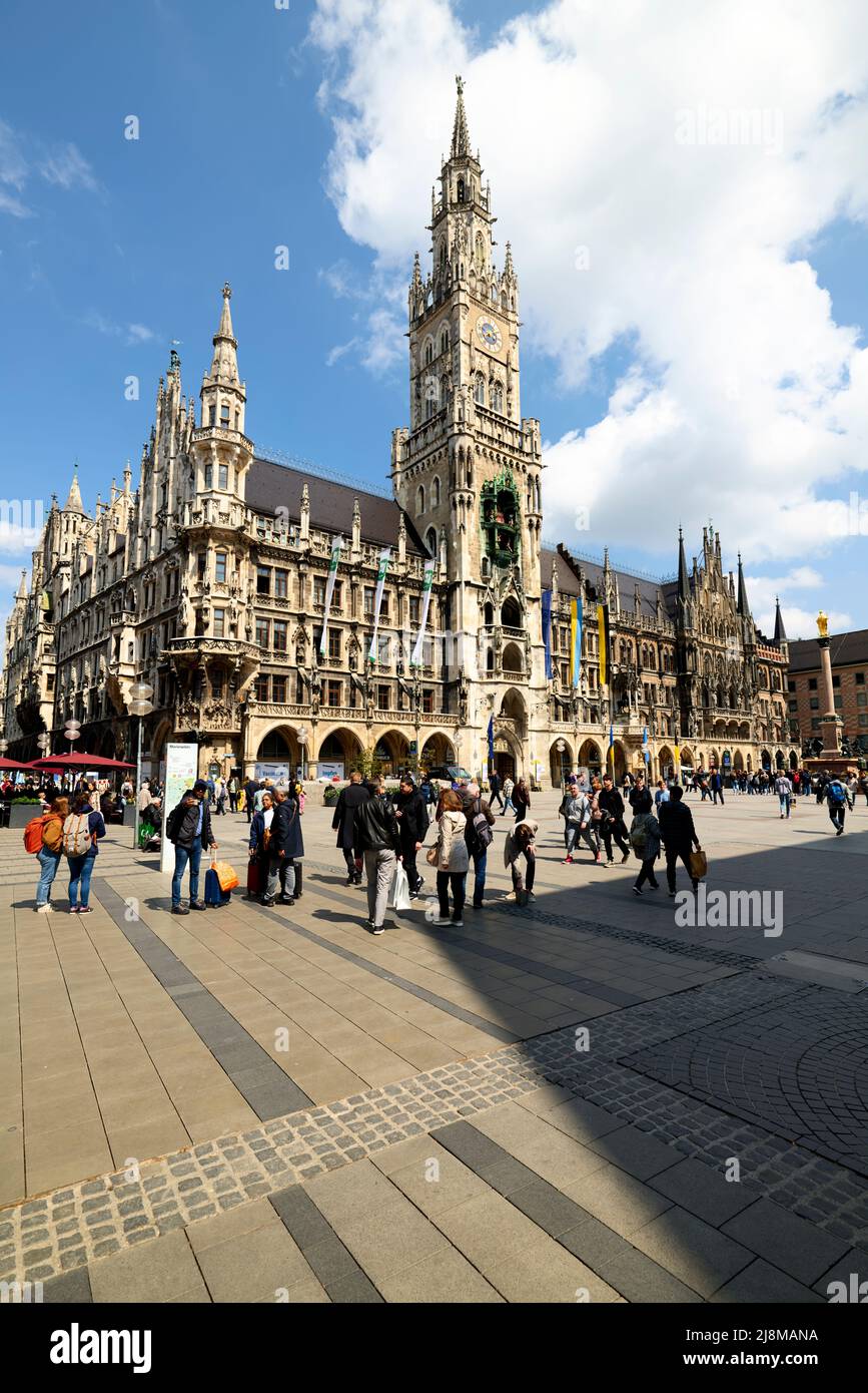 Spire munich rathaus bavaria hi-res stock photography and images - Alamy