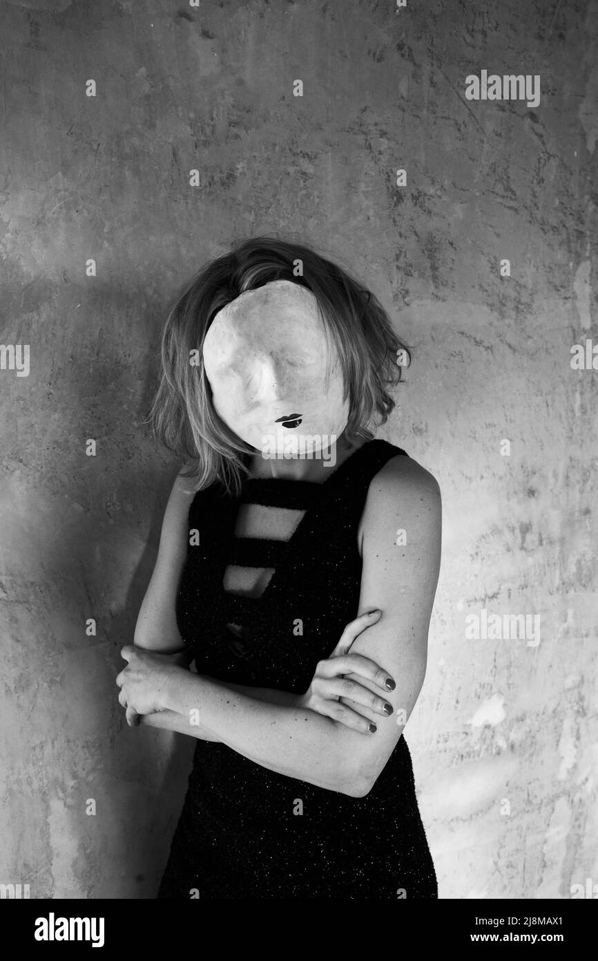 Creative photo session on insanity. (CTK Photo/Grzegorz Klatka Stock ...