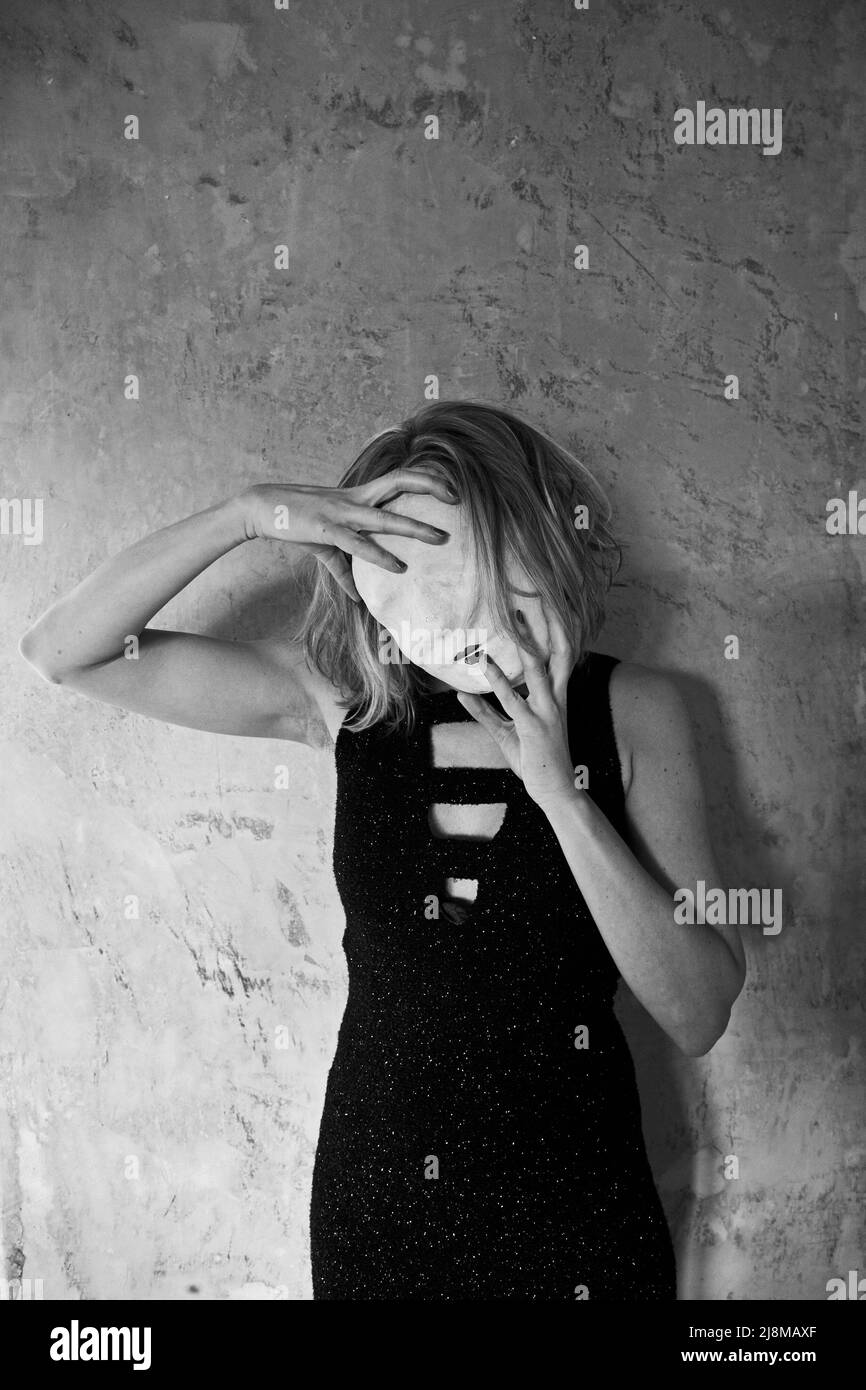 Creative photo session on insanity. (CTK Photo/Grzegorz Klatka Stock ...