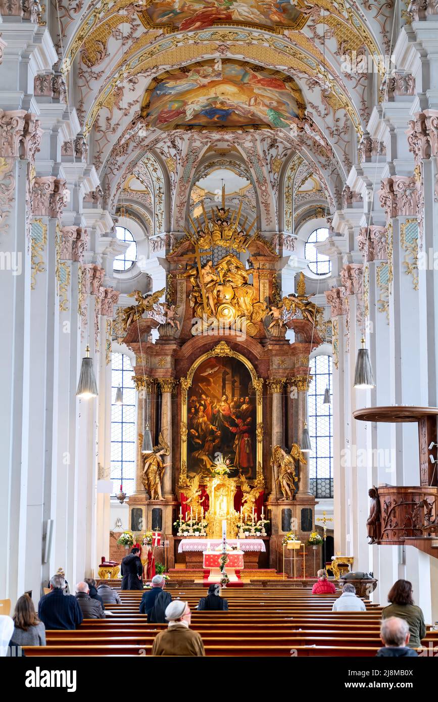 Germany Bavaria Munich. Heilig-Geist-Kirche. Church of the Holy Spirit ...