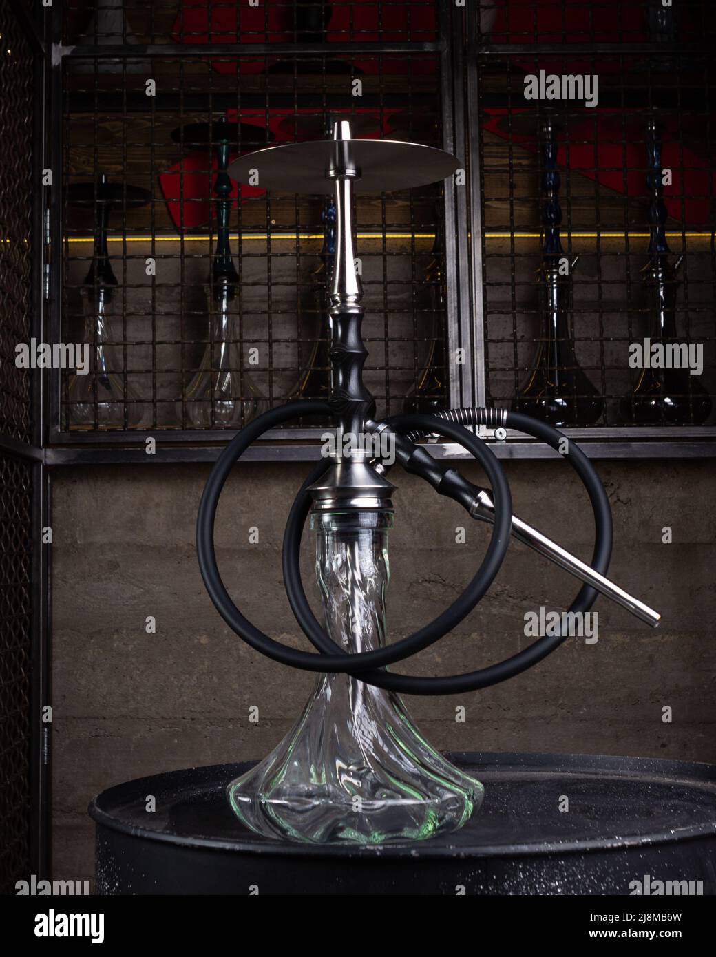 part of the hookah, modern design, on a background Stock Photo - Alamy