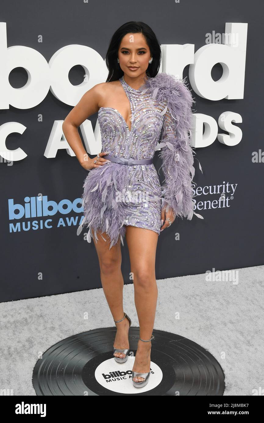 Las Vegas, Nevada, May 15, 2022, Becky G attends the 2022 Billboard ...