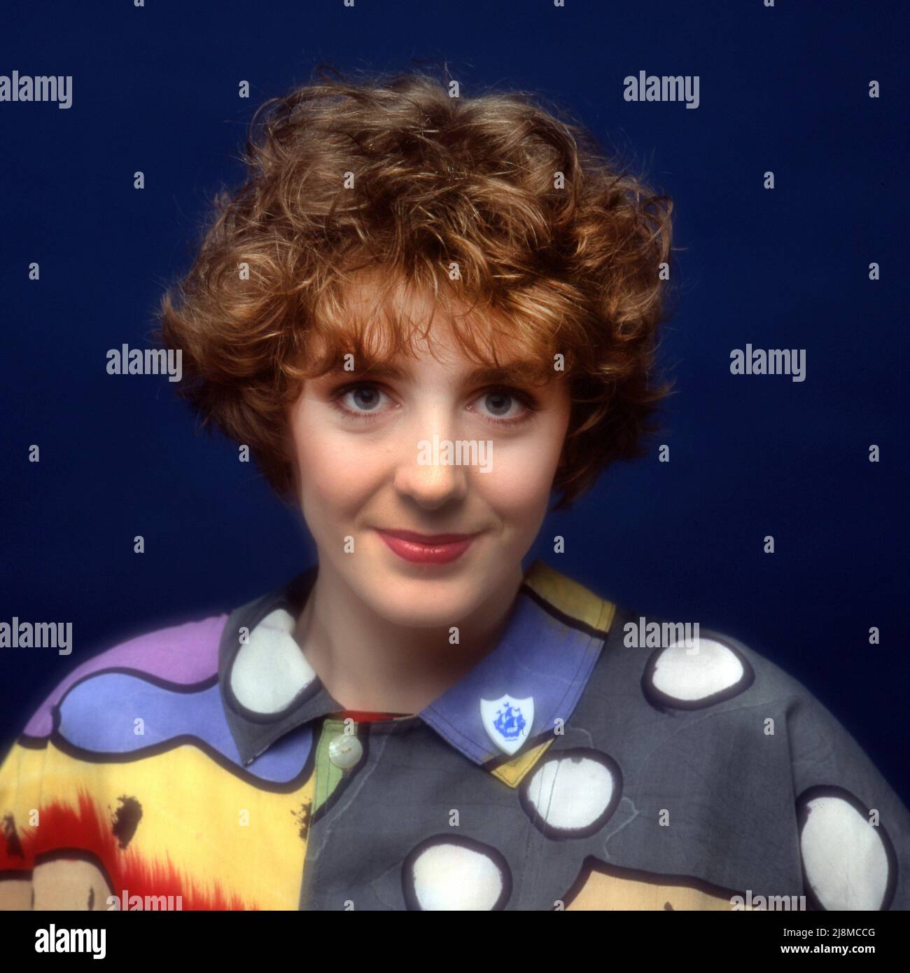 Yvette Fielding BBC Blue Peter presenter 1992 Stock Photo - Alamy