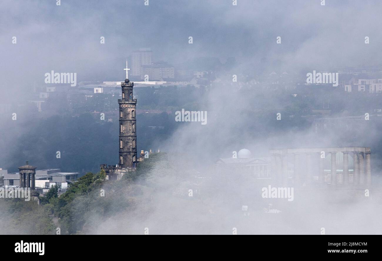 Edinburgh, Scotland, UK. 17th May 2022. Haar or sea fret moving over ...