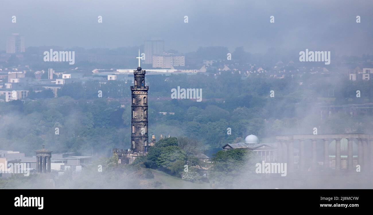 Edinburgh, Scotland, UK. 17th May 2022. Haar or sea fret moving over ...