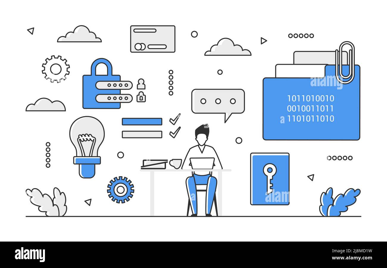 Online digital safety system. General data protection, electronic ...