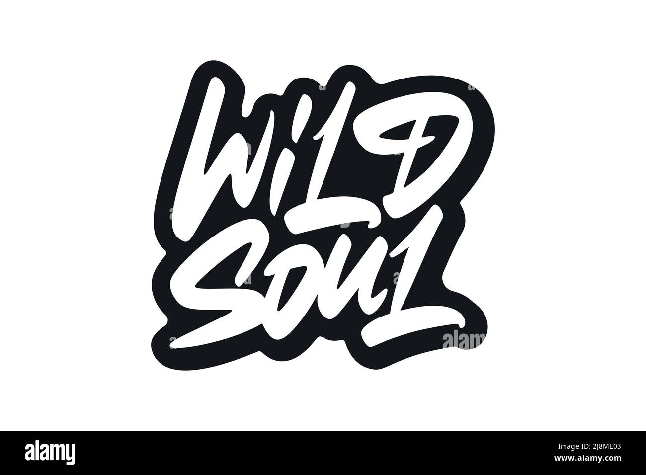 Wild Soul vector lettering Stock Vector Image & Art - Alamy