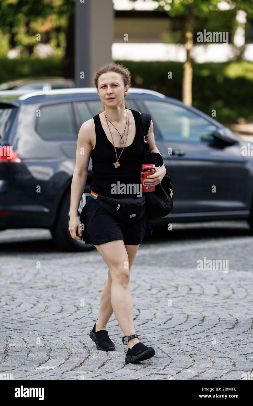 Munich, Germany. 17th May, 2022. Maria Alyokhina, activist and member ...