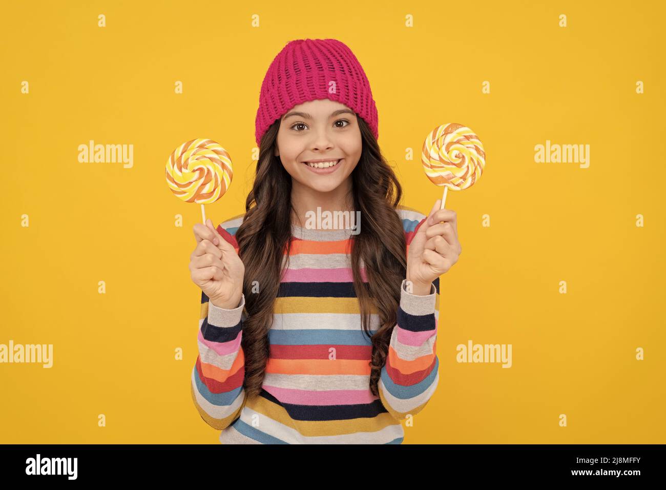 Cheerful teen girl yummy hi-res stock photography and images - Alamy