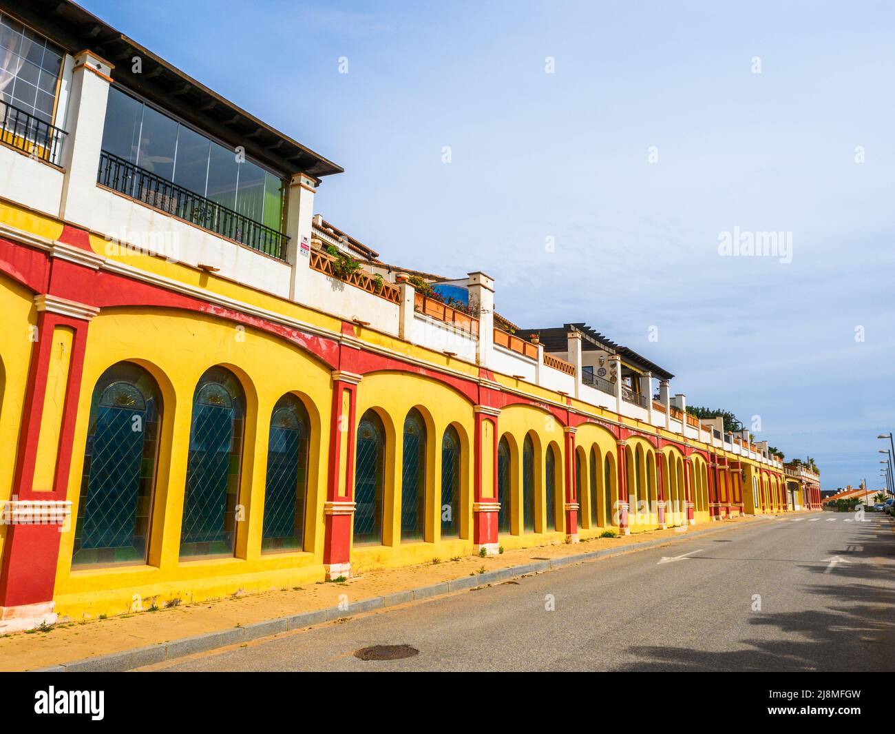 The abandoned La Santa Cruz Resort & Spa building in Almunecar ...