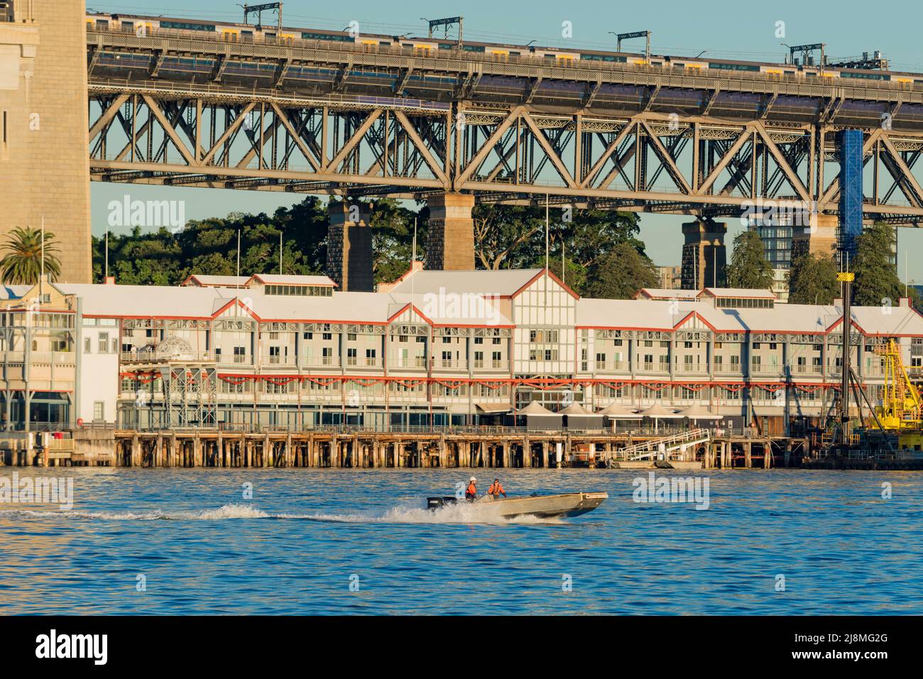 Two men on barge hi-res stock photography and images - Alamy