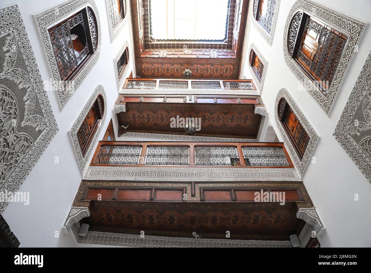 Inside of a Building in Fez City, Morocco Stock Photo - Alamy
