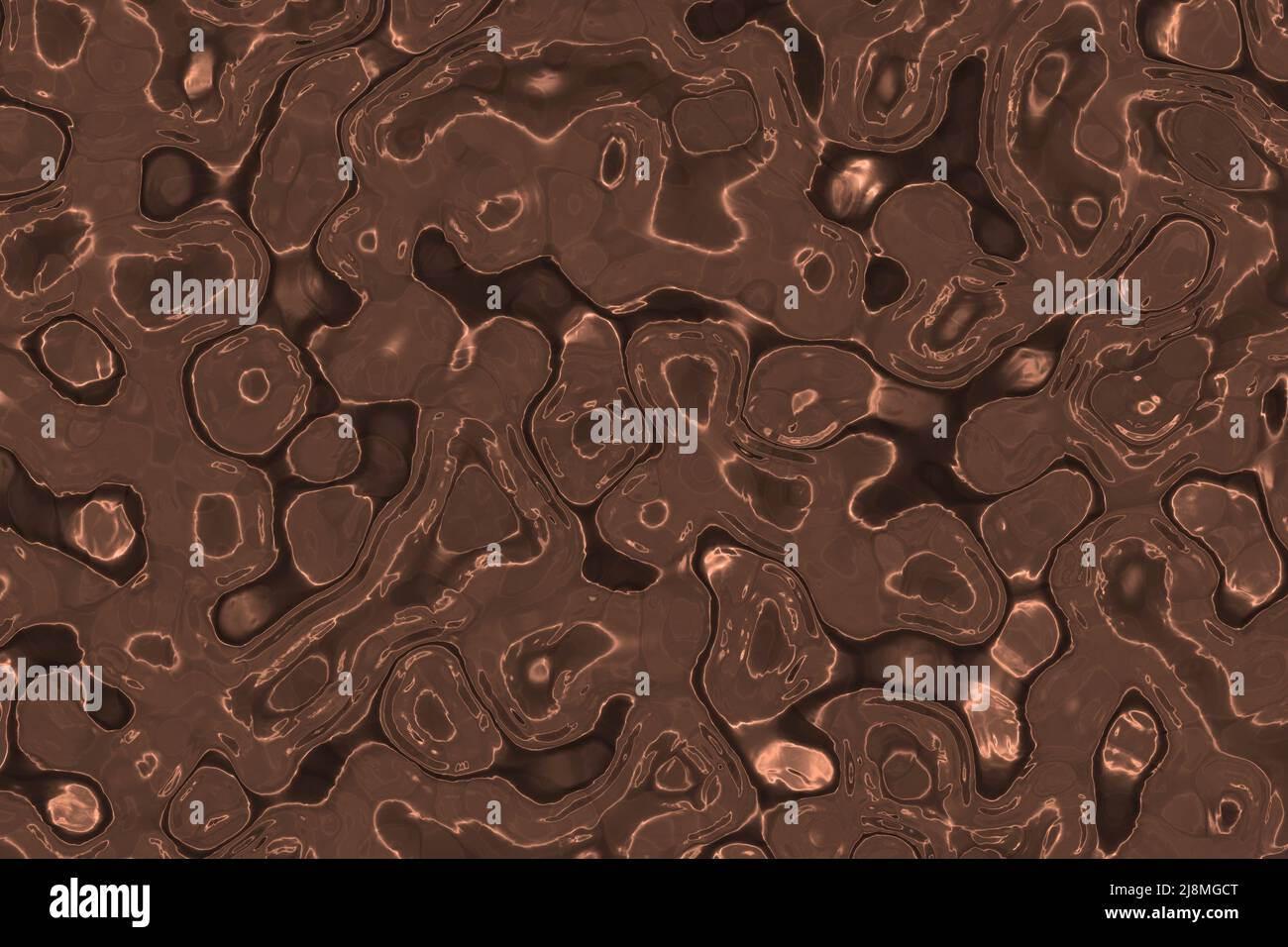 beautiful red reflecting liquid rough metal digital graphics background ...