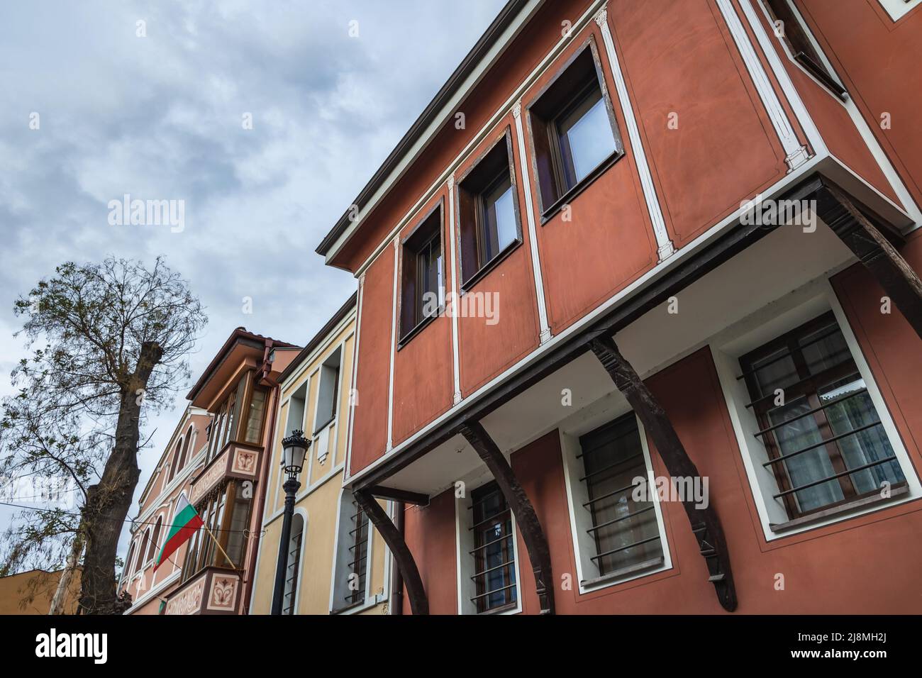 Traditional houses in Ancient Town Of Plovdiv - Architectural Reserve ...