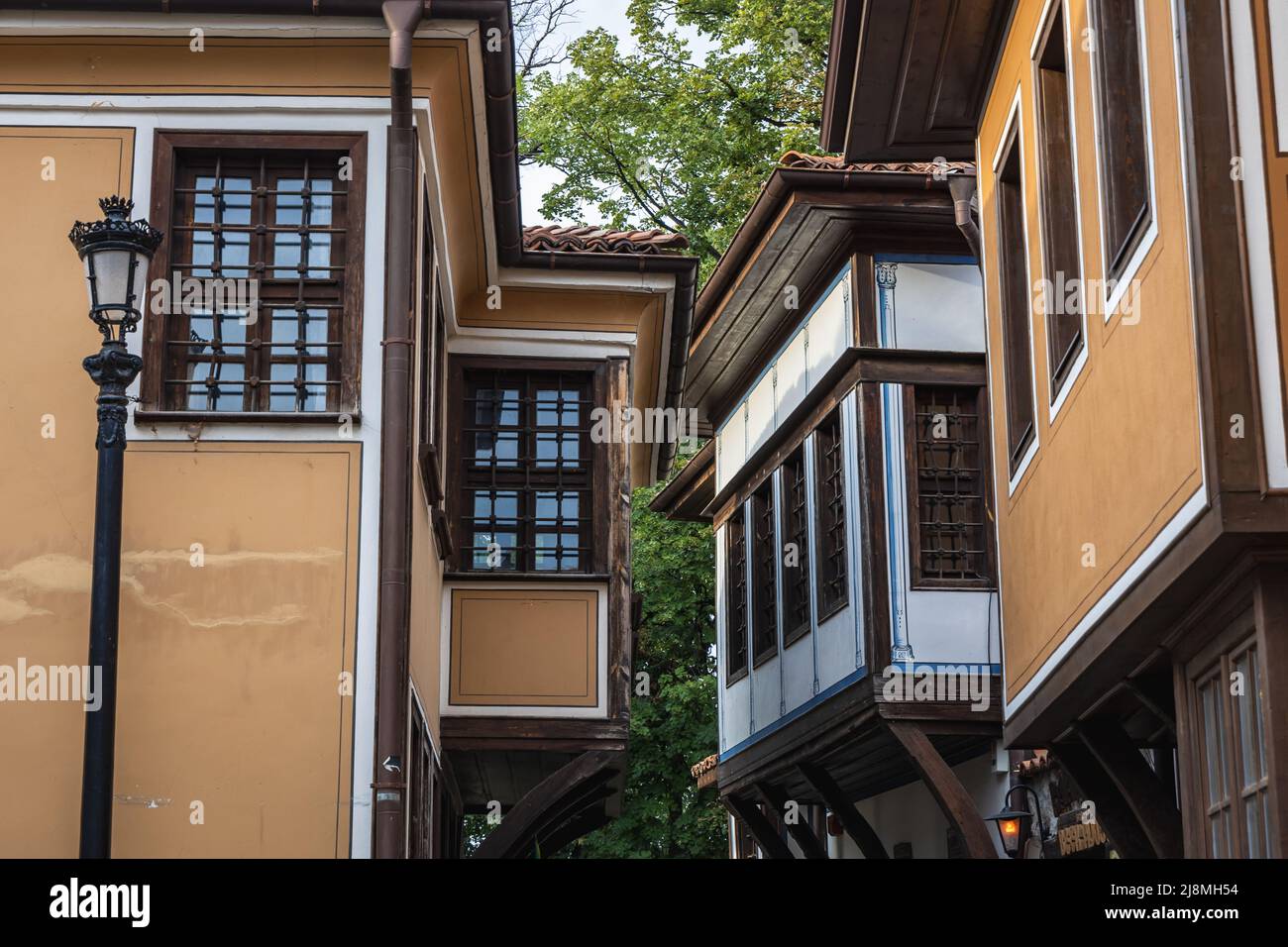 Traditional houses in Ancient Town Of Plovdiv - Architectural Reserve ...