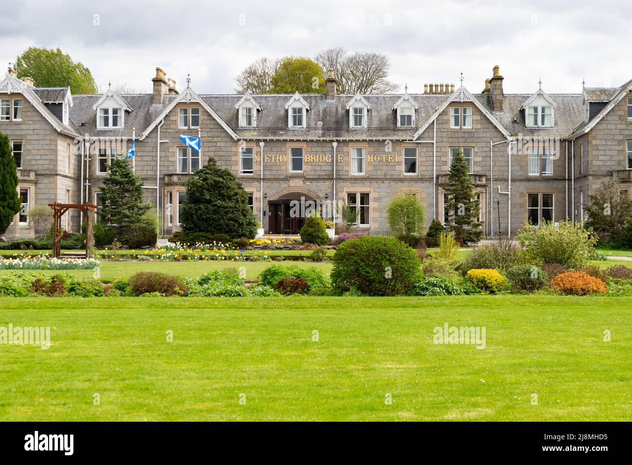 Nethy Bridge Hotel, Nethy Bridge, Cairngorm National Park, Scotland, UK ...