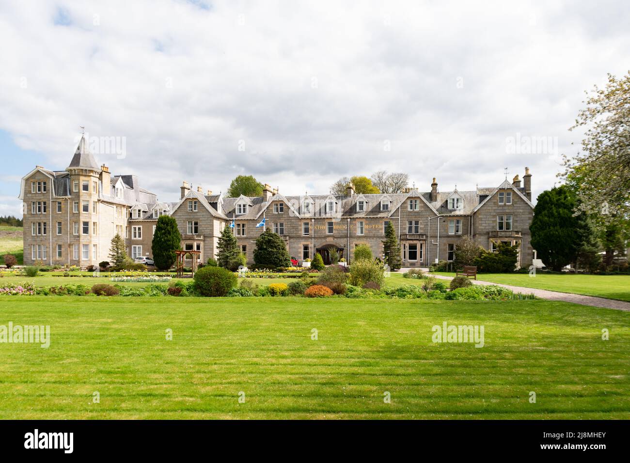 Nethy Bridge Hotel, Nethy Bridge, Cairngorm National Park, Scotland, UK ...